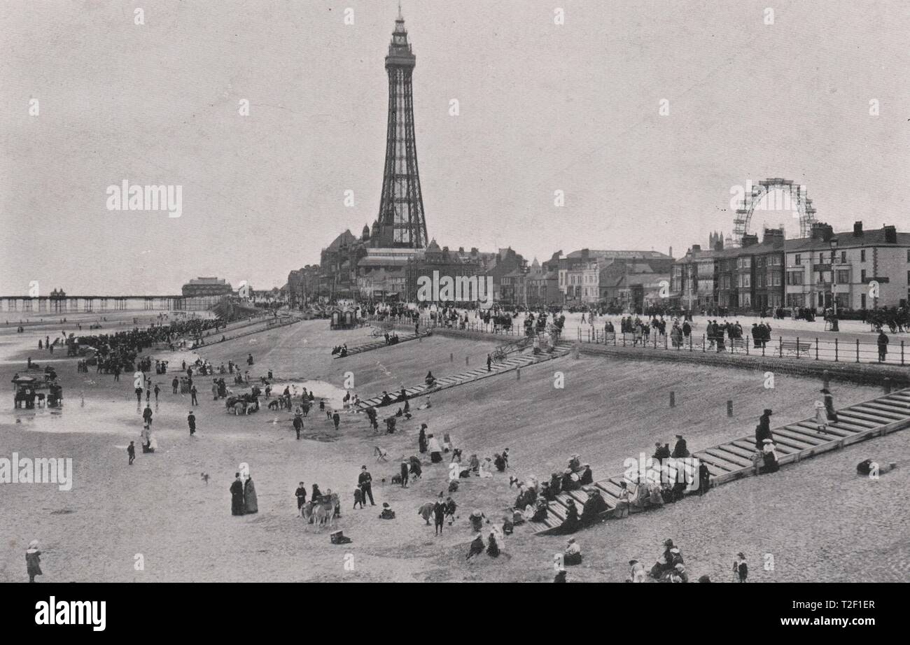 Blackpool central promenade hi-res stock photography and images - Alamy