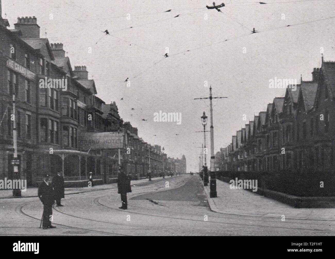 Station Road, South Shore, Blackpool Stock Photo - Alamy