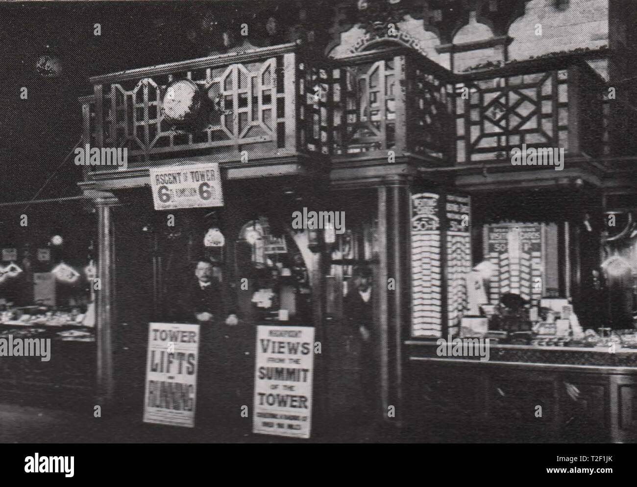 Tower Lifts, Blackpool Stock Photo - Alamy