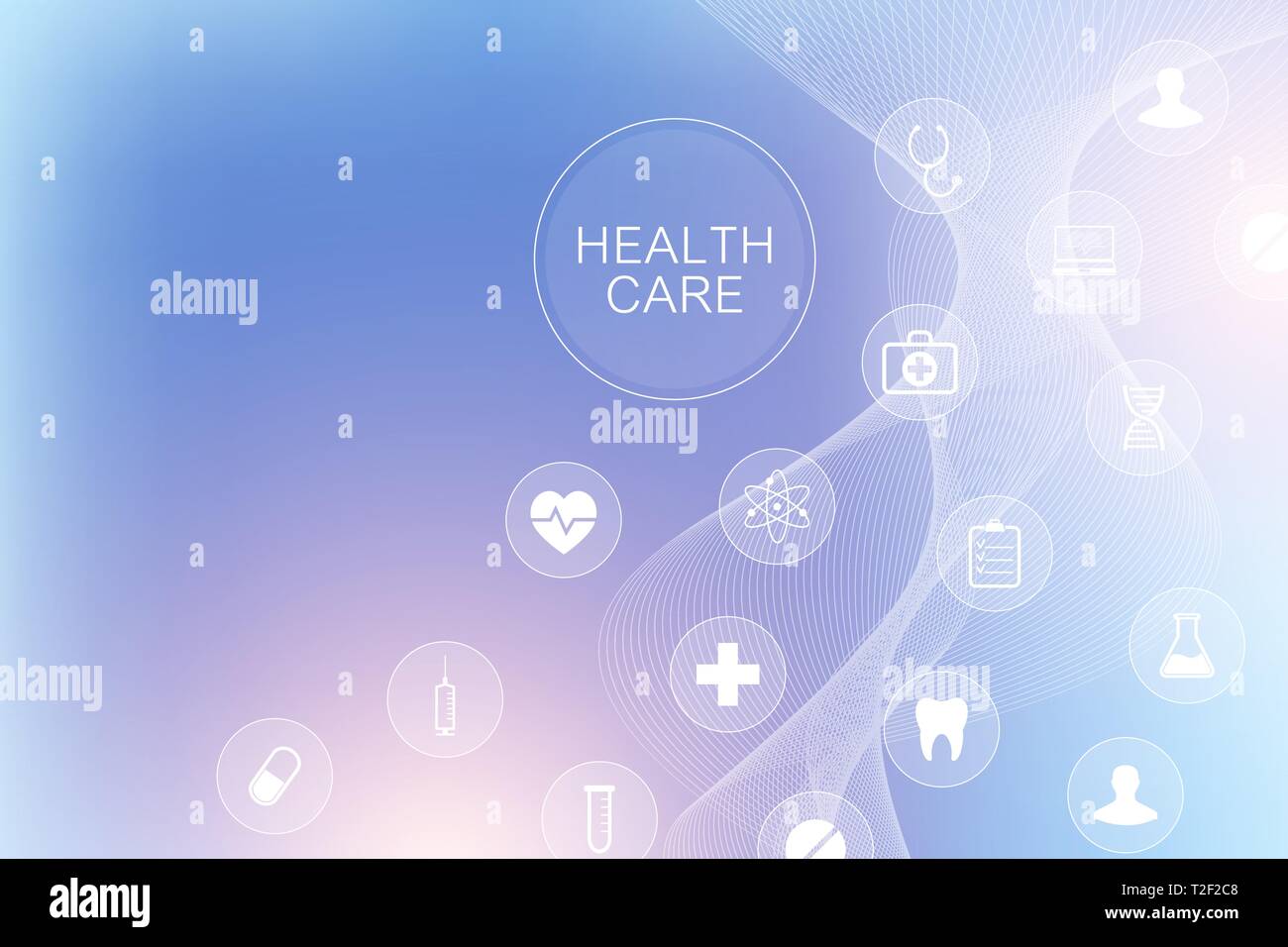 Abstract geometric medicine and science concept background. Healthcare ...