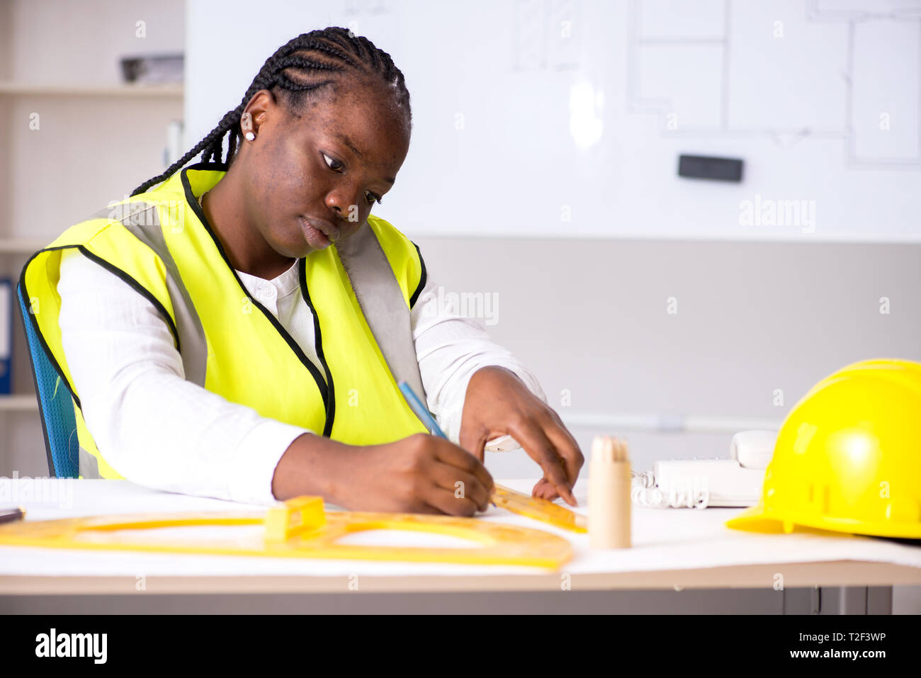 African american draftsman hi-res stock photography and images - Alamy