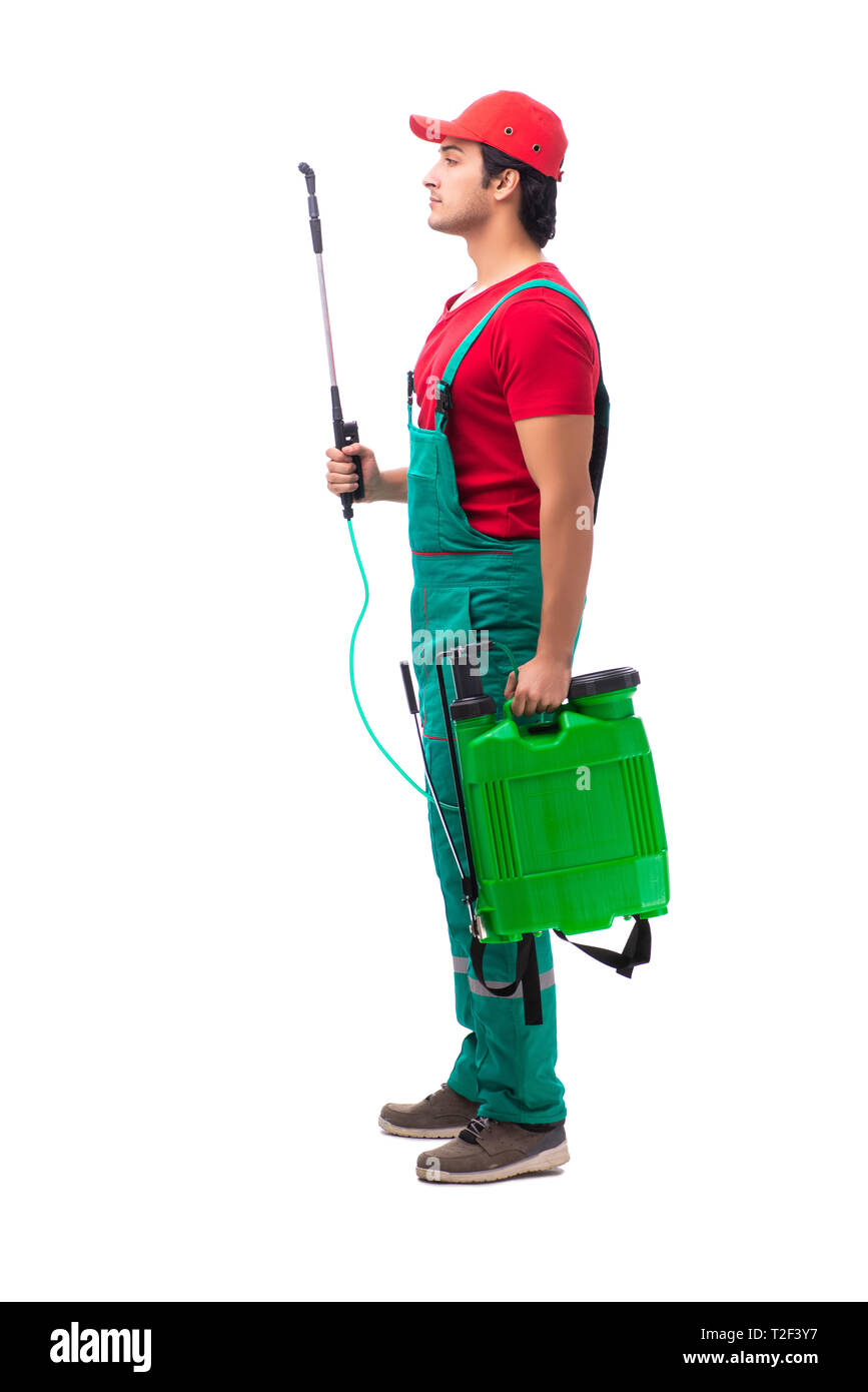 Overalls man, isolated, side view hi-res stock photography and images ...