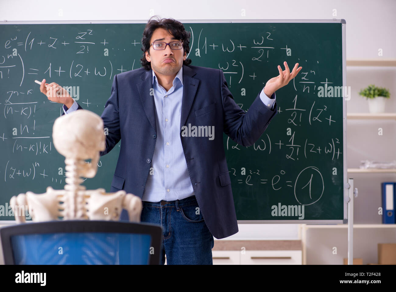 Sad student math hi-res stock photography and images - Alamy