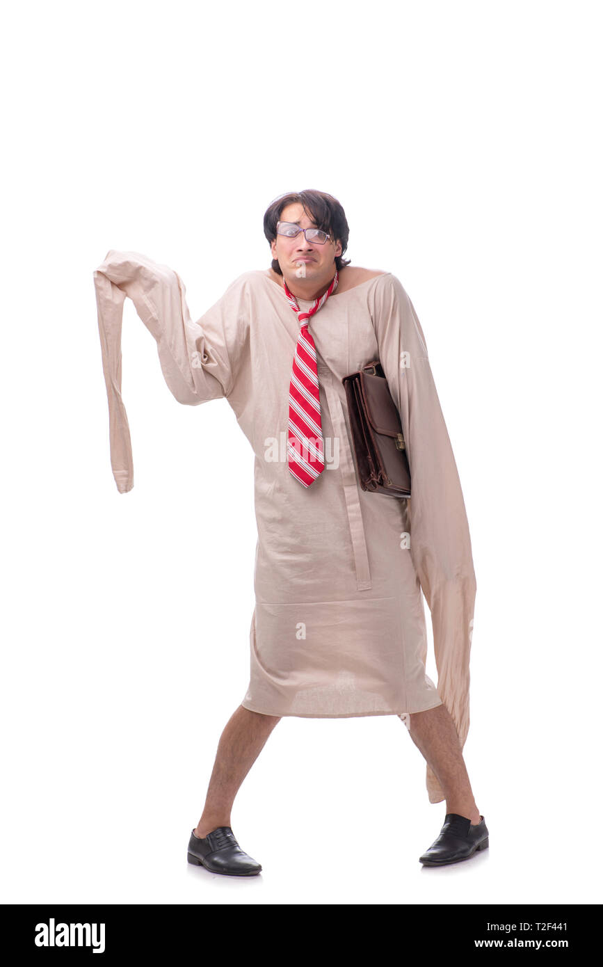 Young mad man isolated on white Stock Photo - Alamy