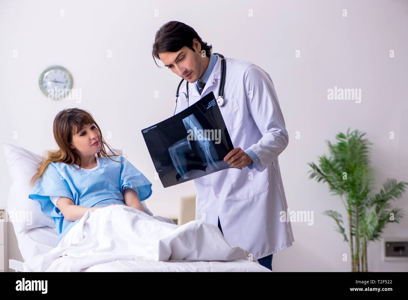 Doctor examining xray in ward hi-res stock photography and images - Alamy