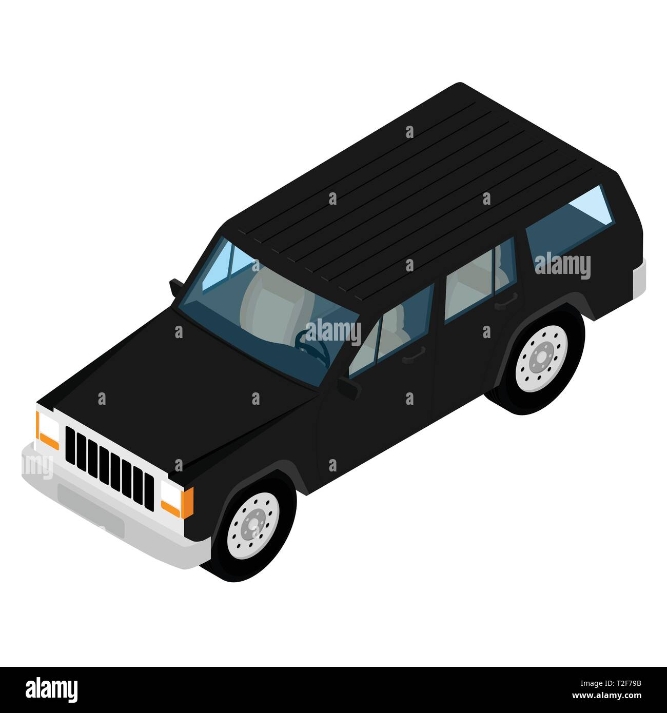 Jeep car icon. Isometric city transport Stock Vector Image & Art - Alamy