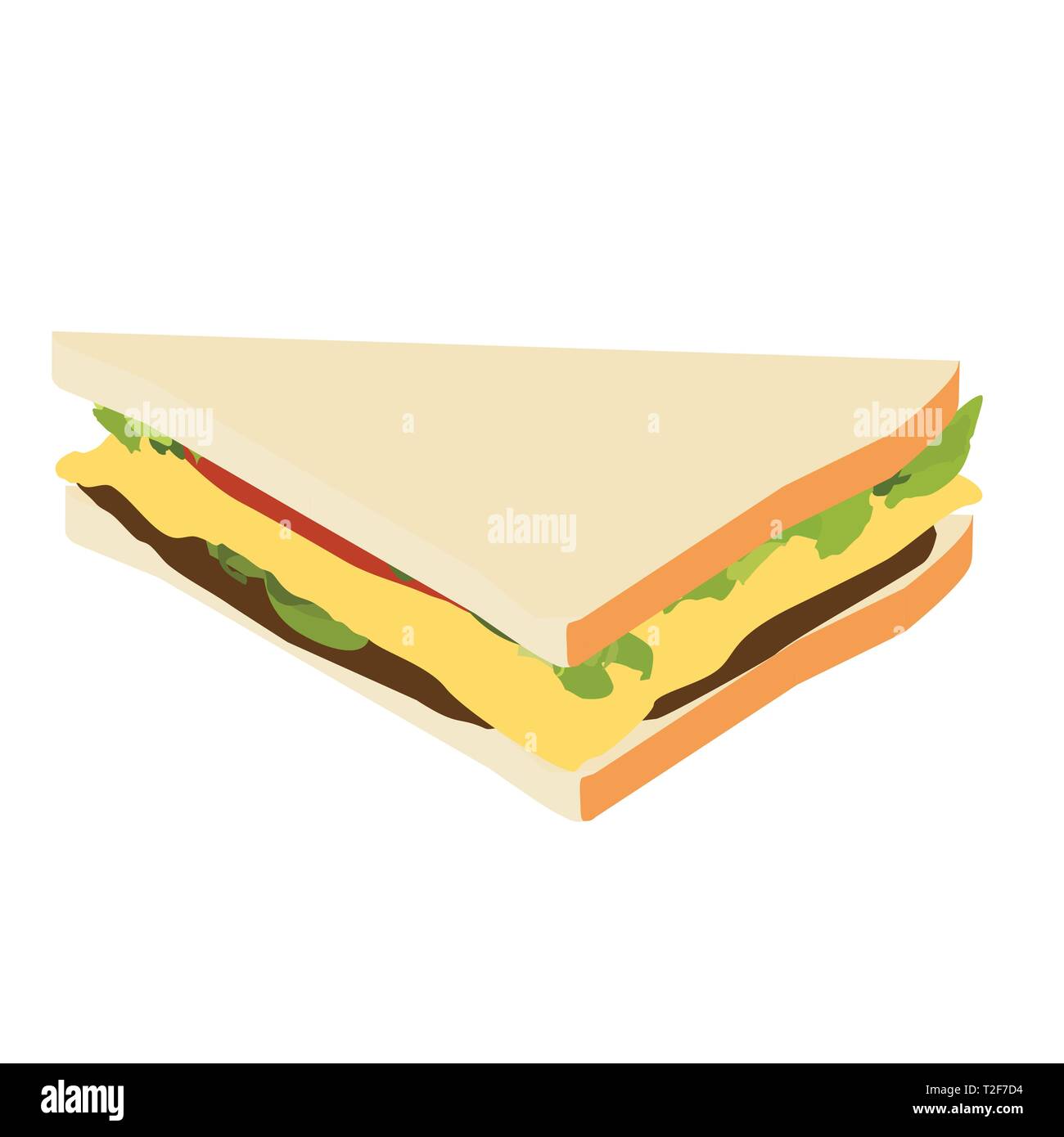 Sandwich Slices Clipart Images