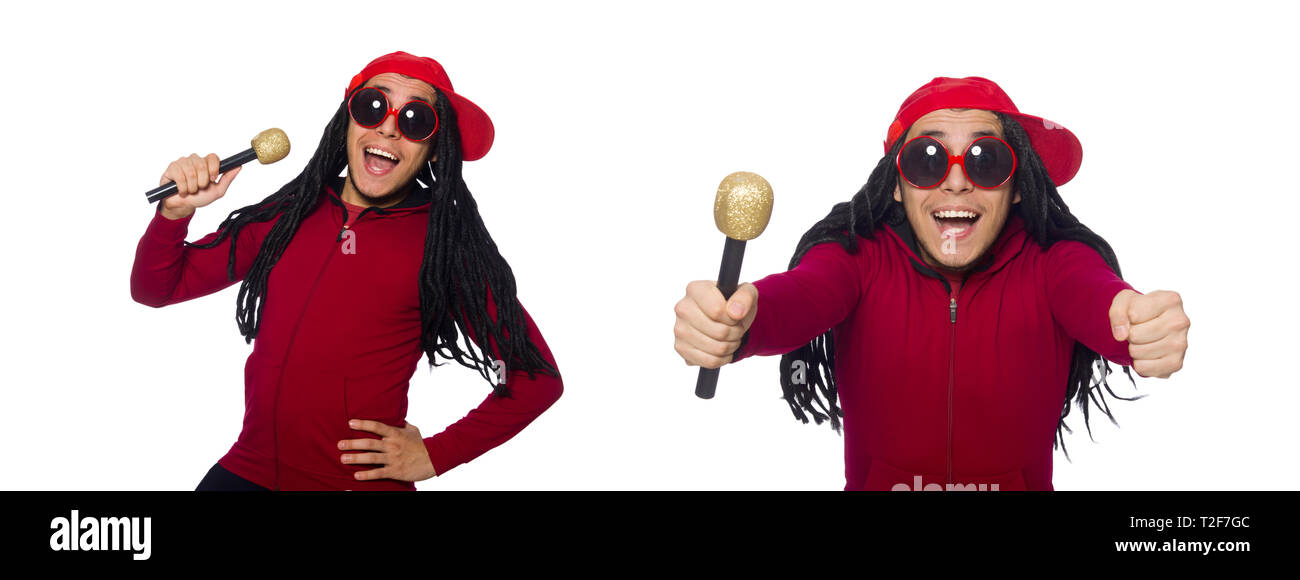 Rapper freestyle microphone hi-res stock photography and images - Alamy