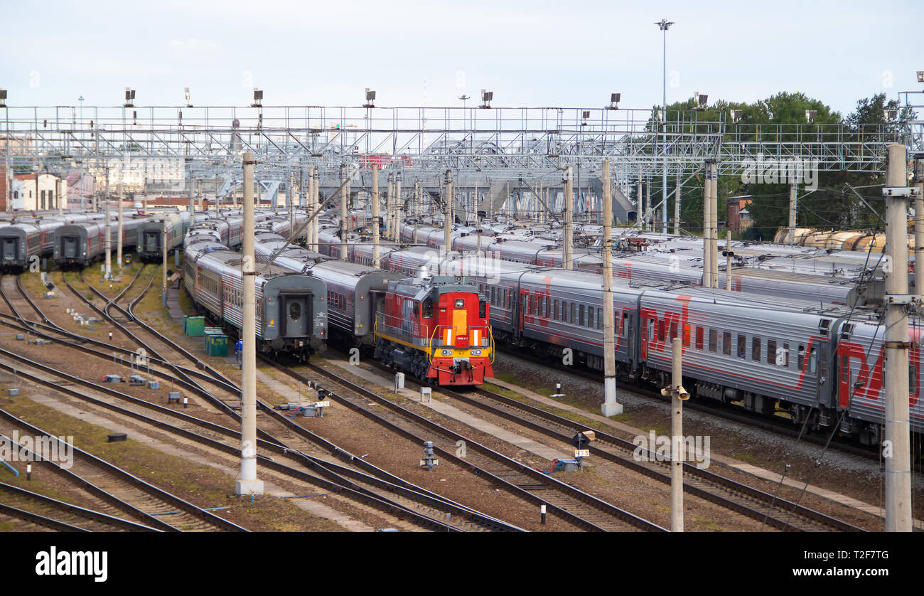 Rzd trains hi-res stock photography and images - Alamy
