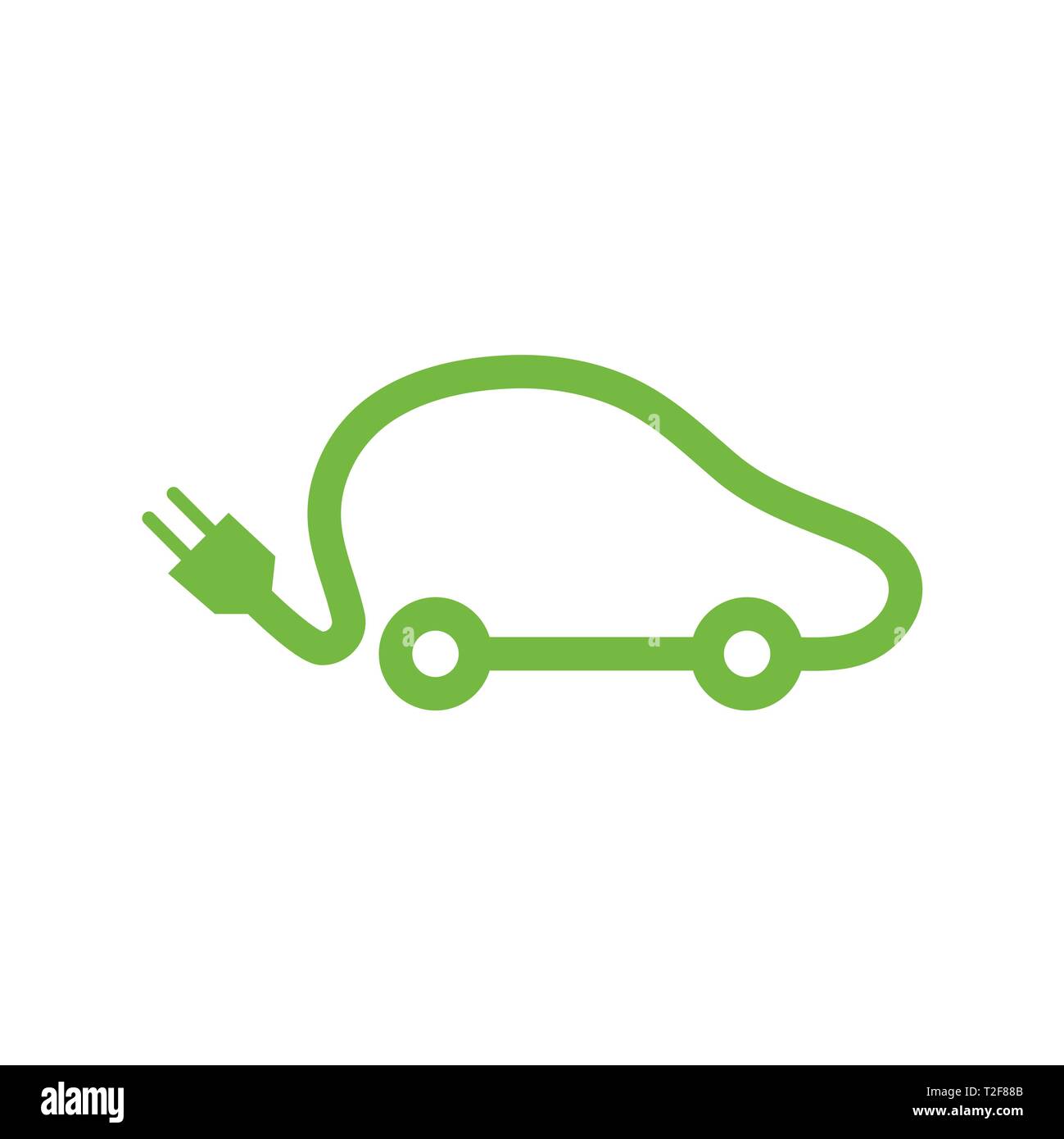 Electric vehicle car icon Stock Vector Image & Art - Alamy