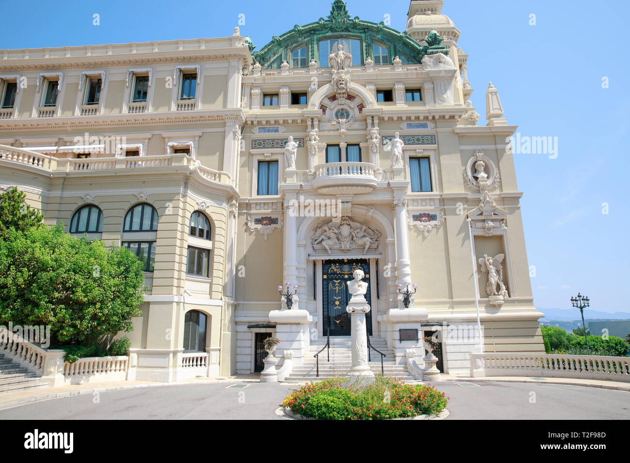 Entrance to the Opéra de Monte-Carlo in Monaco Stock Photo - Alamy