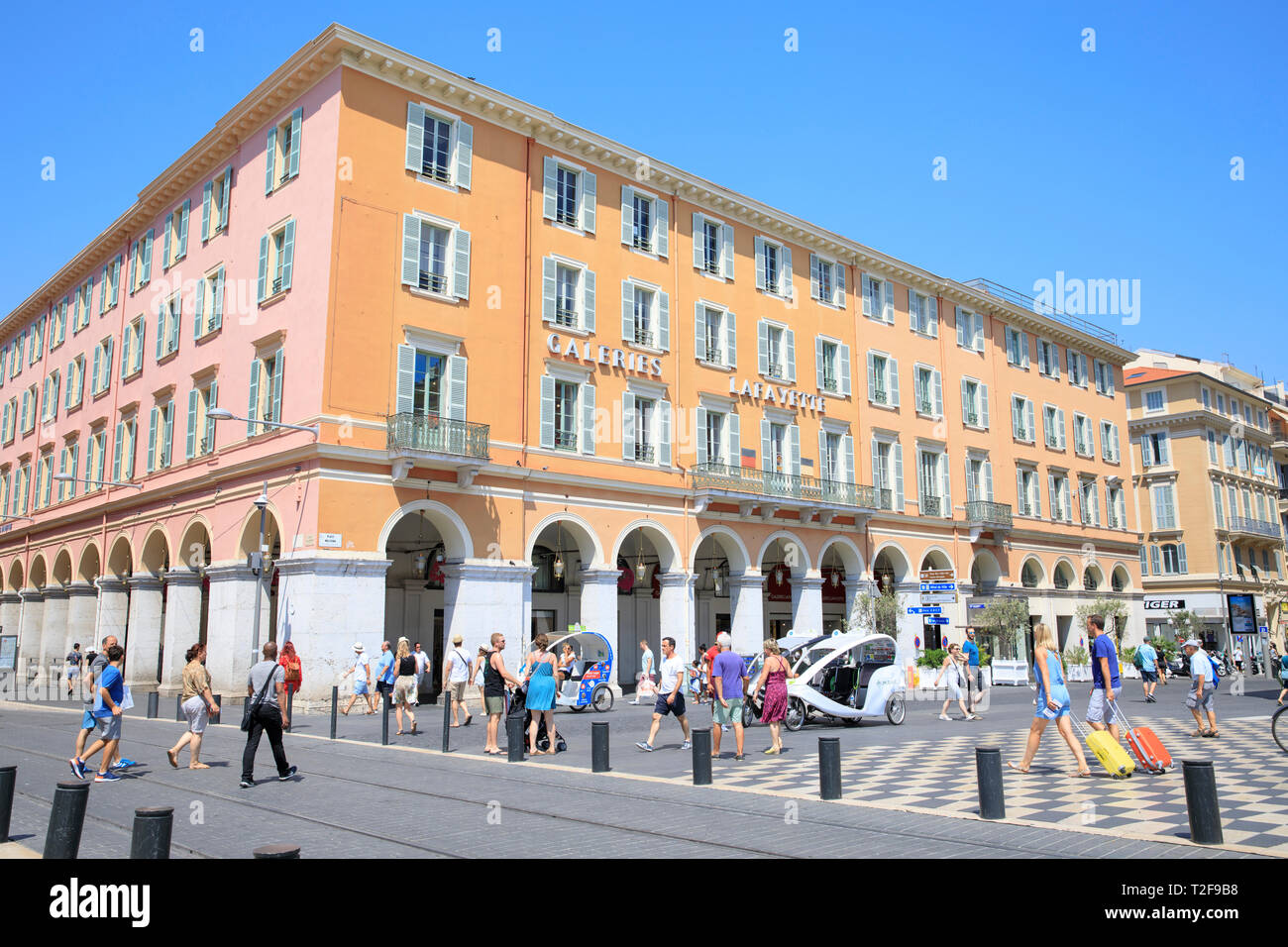 The Place Masséna, a historic square in Nice, France Stock Photo - Alamy