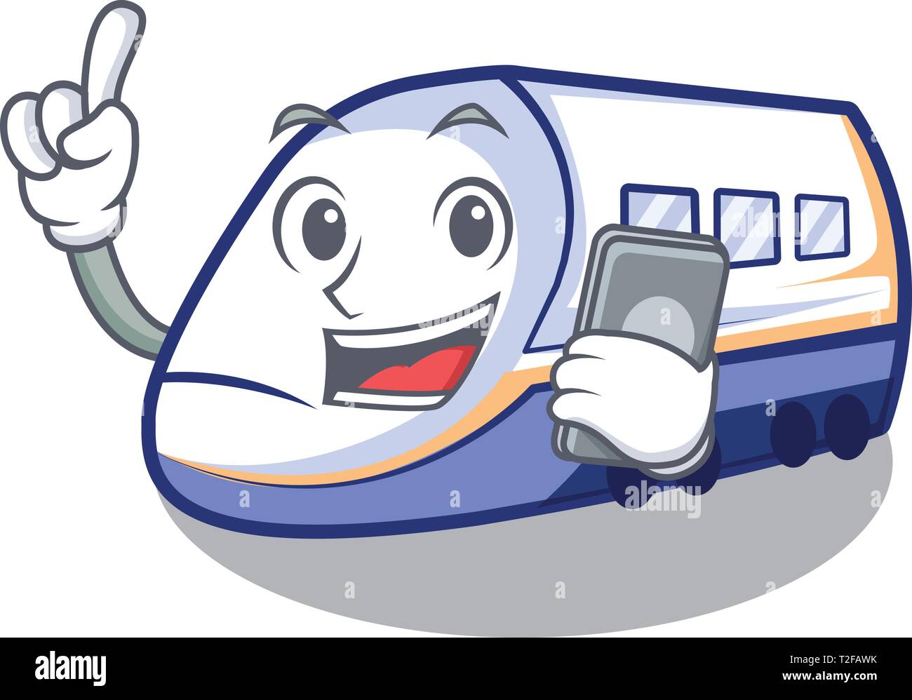 Japan shinkansen train platform Stock Vector Images - Alamy