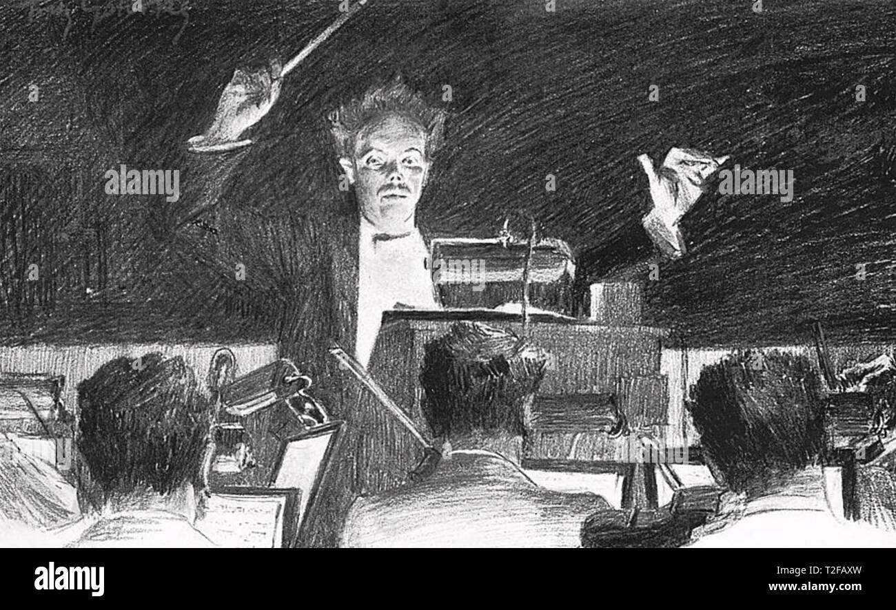 RICHARD STRAUSS (1864-1949) German composer and conductor Stock Photo ...