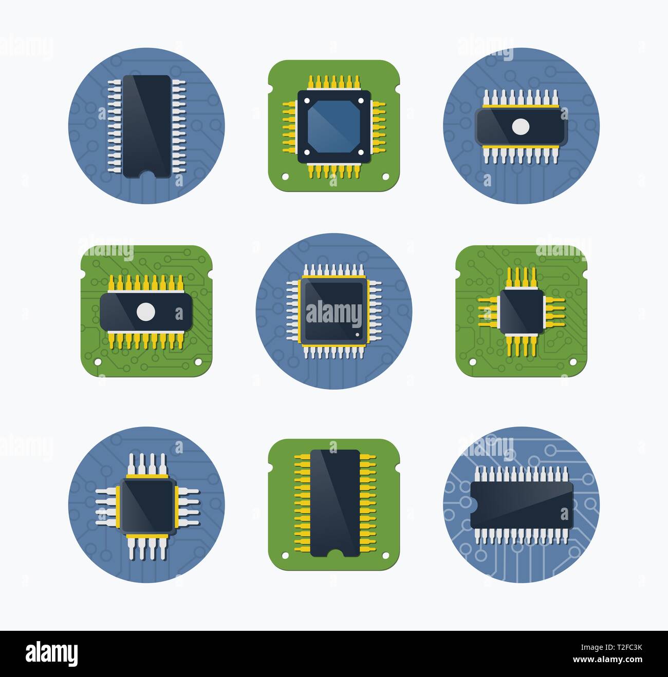 Microchip technology logo Stock Vector Images - Alamy