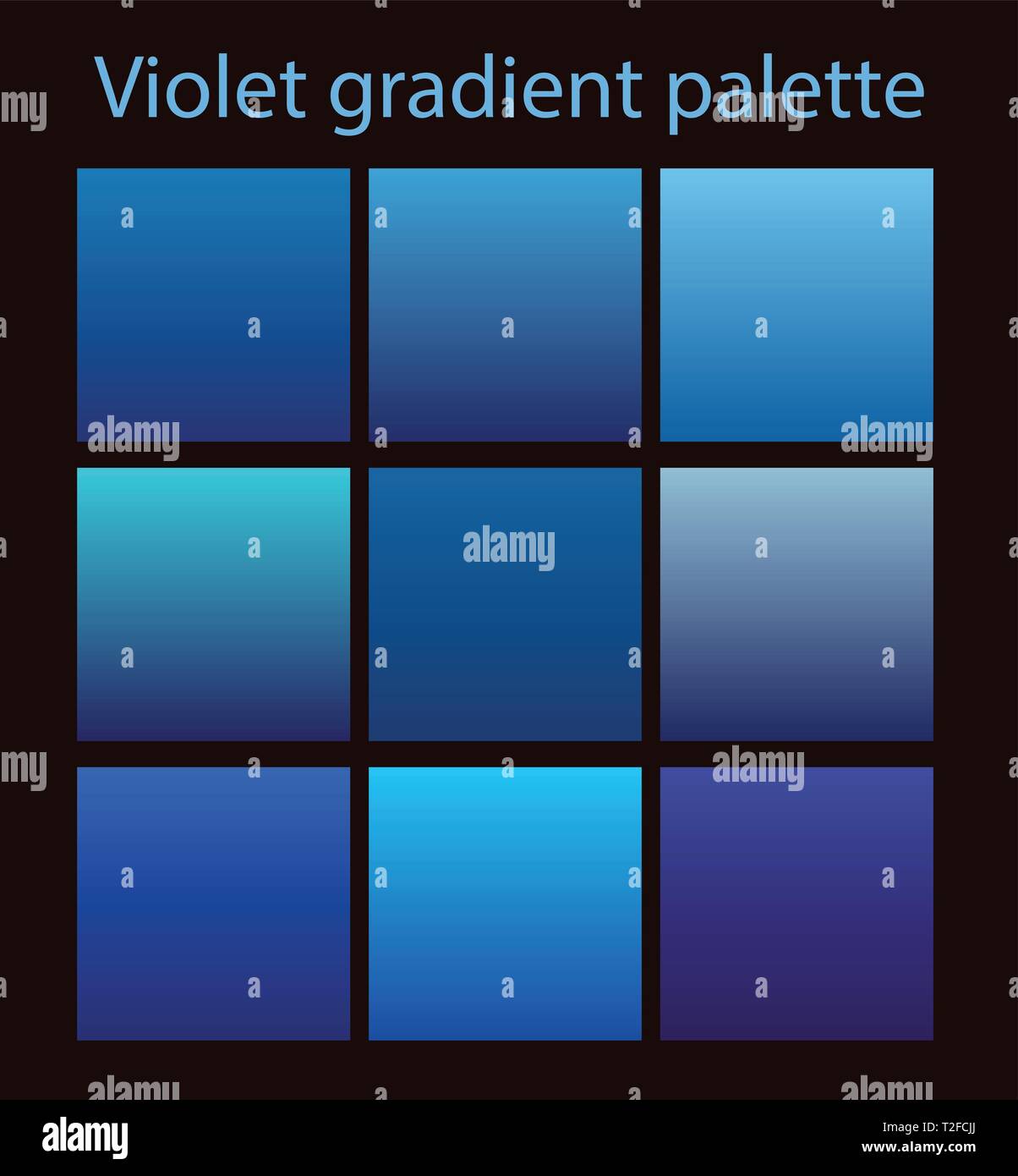 Purple trendy set ultraviolet gradient background violet palette set of ...