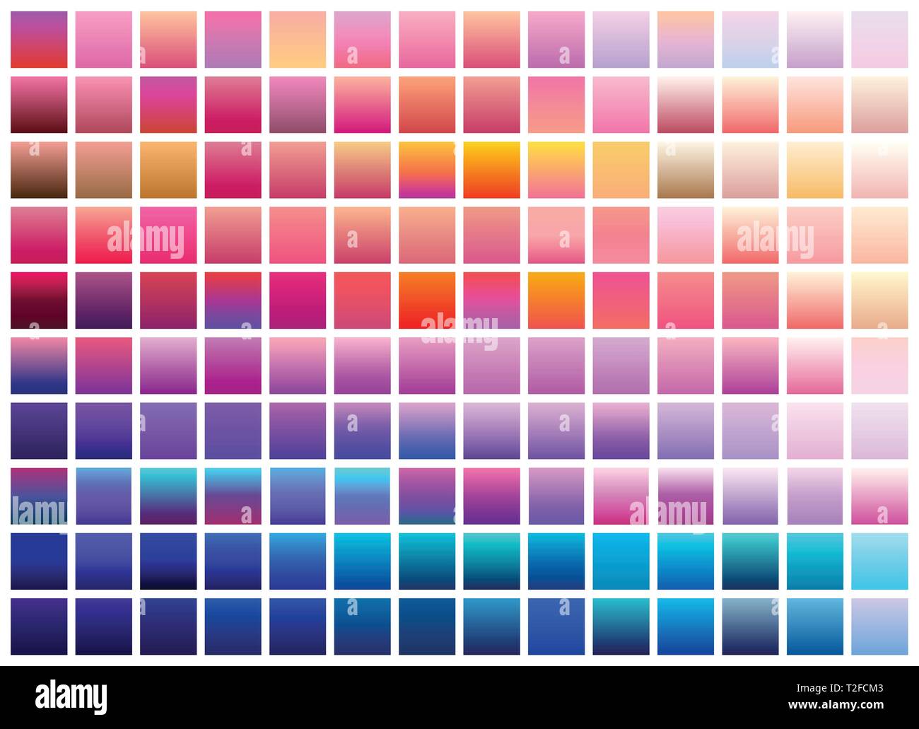 Purple trendy set ultraviolet gradient background violet palette set of ...