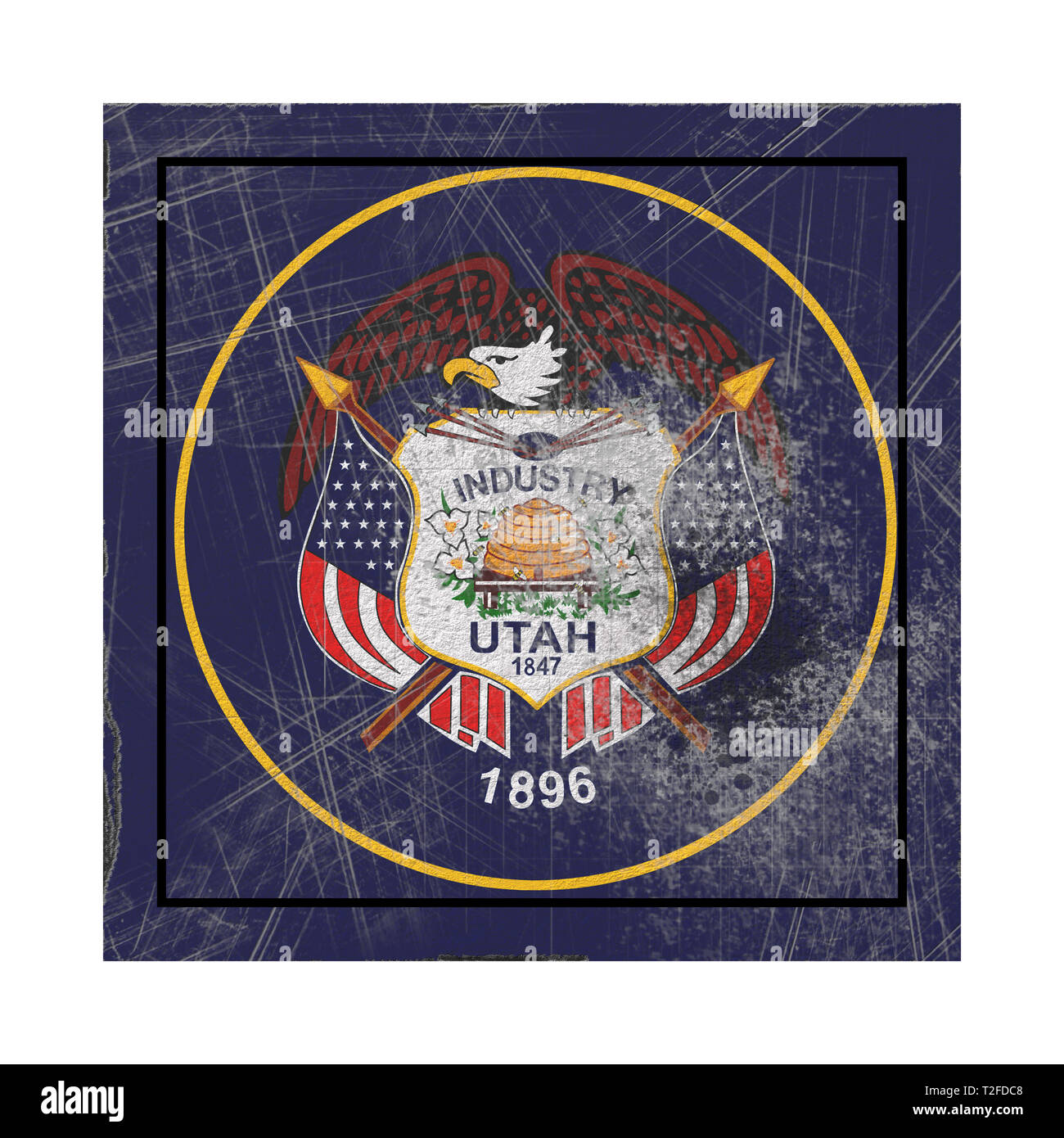 Utahn flag hi-res stock photography and images - Alamy