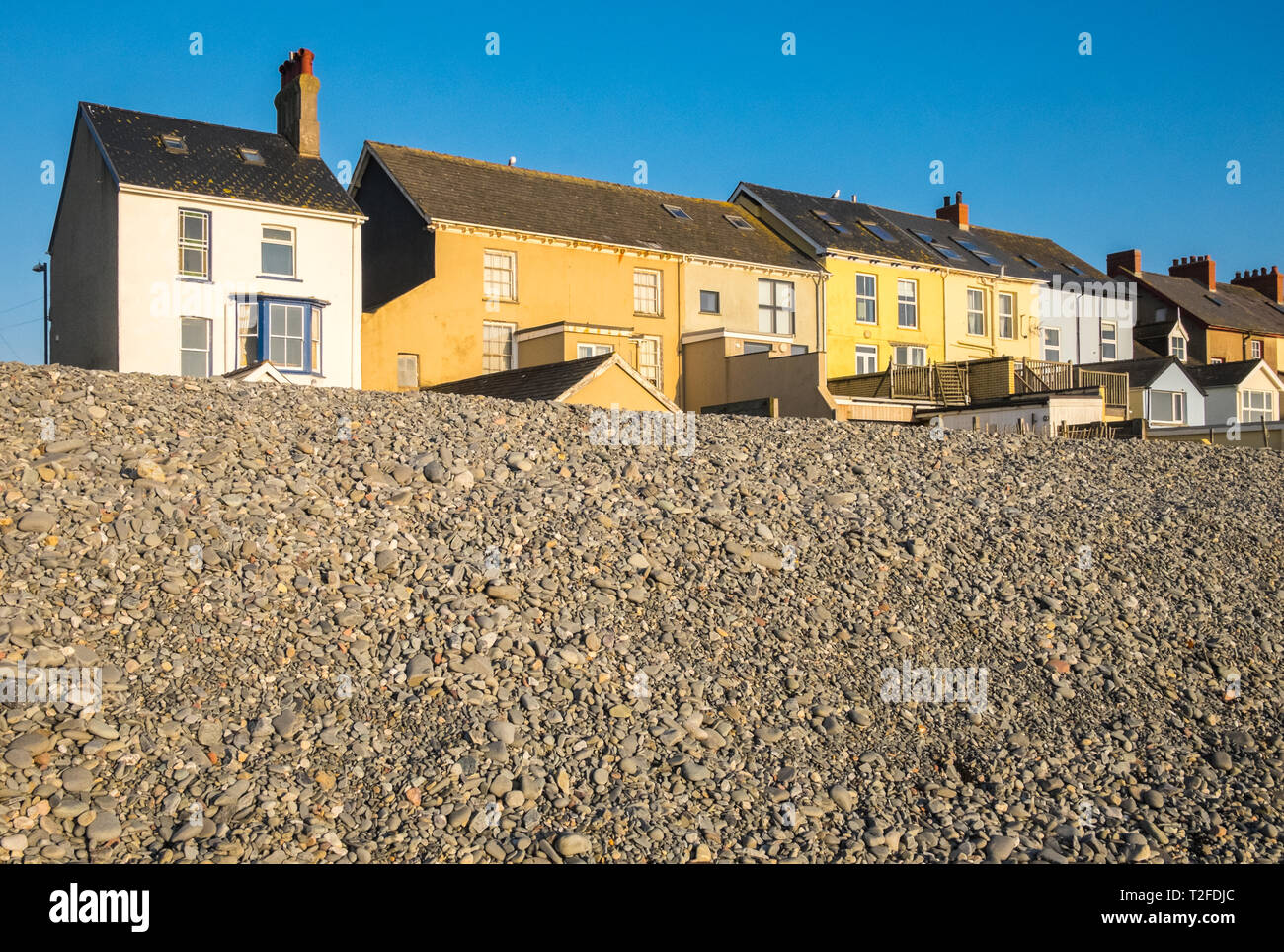 Borth houses flooding hi-res stock photography and images - Alamy
