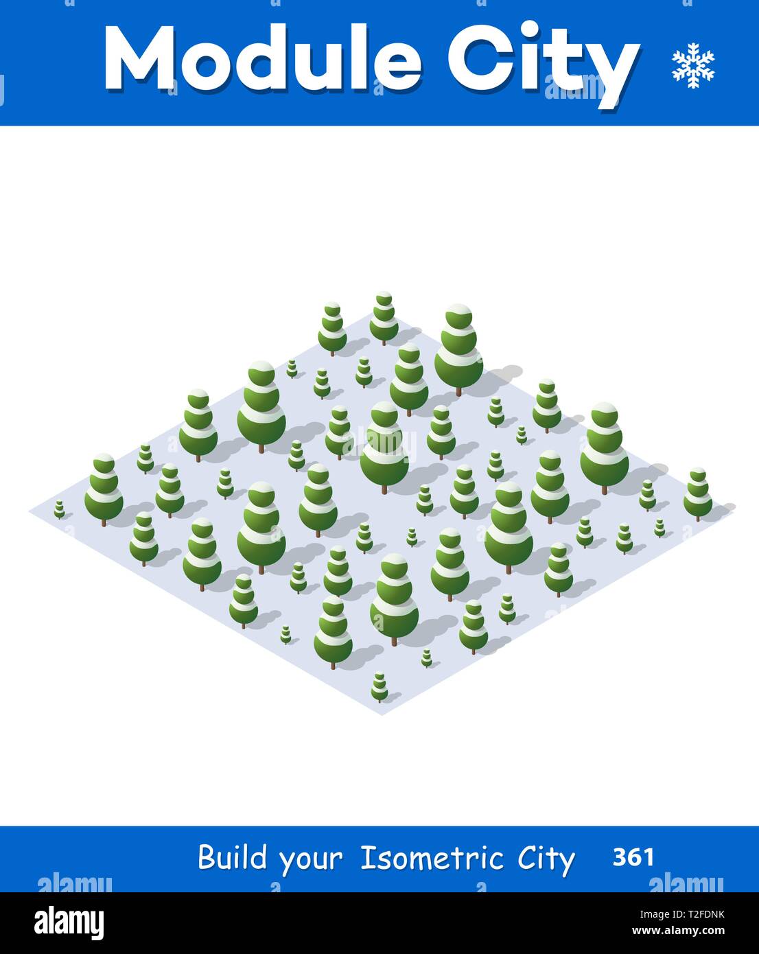 Countryside park snow Stock Vector Images - Alamy