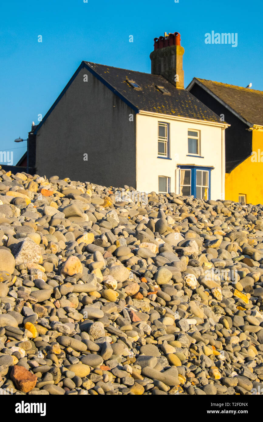 Borth houses flooding hi-res stock photography and images - Alamy