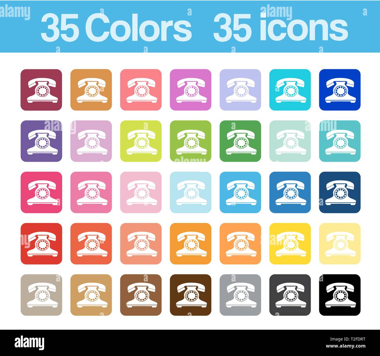 Phone call printable icons for graphics planner sticker and decoration ...