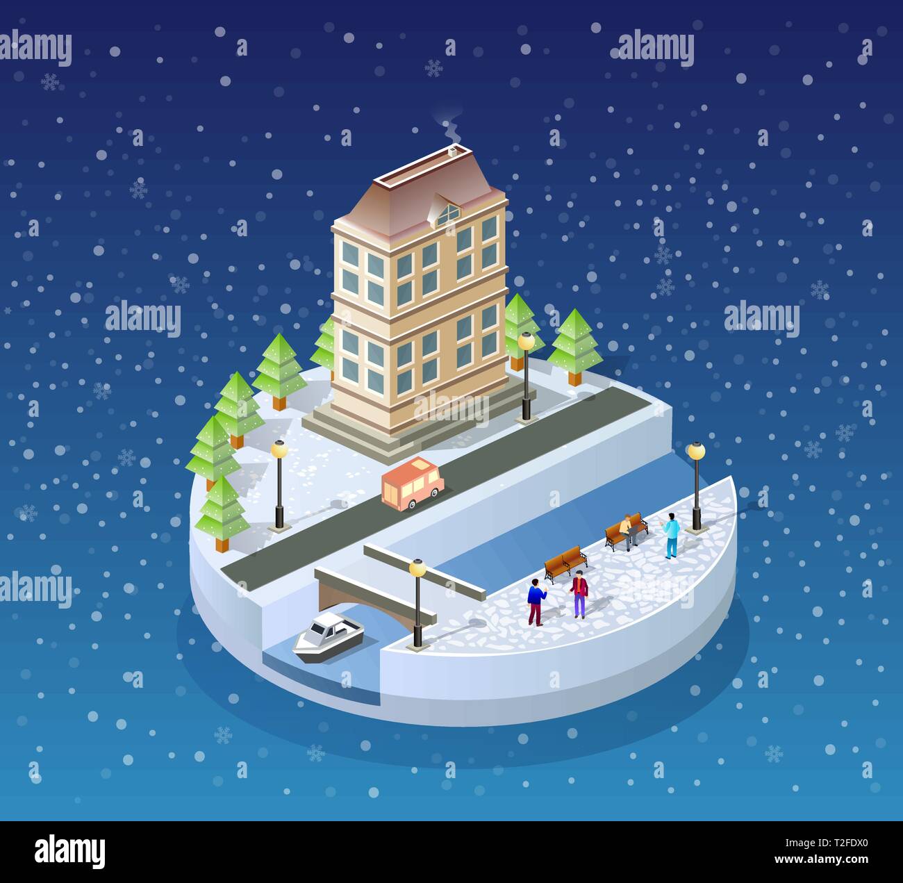 Ice block car Stock Vector Images - Alamy