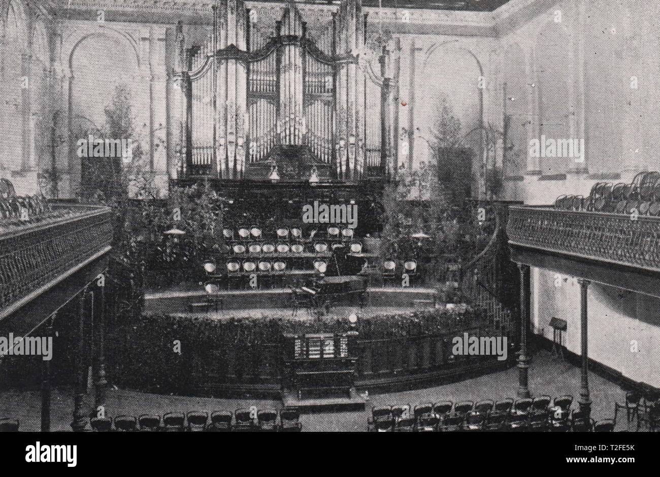 Interior of Town Hall Stock Photo - Alamy