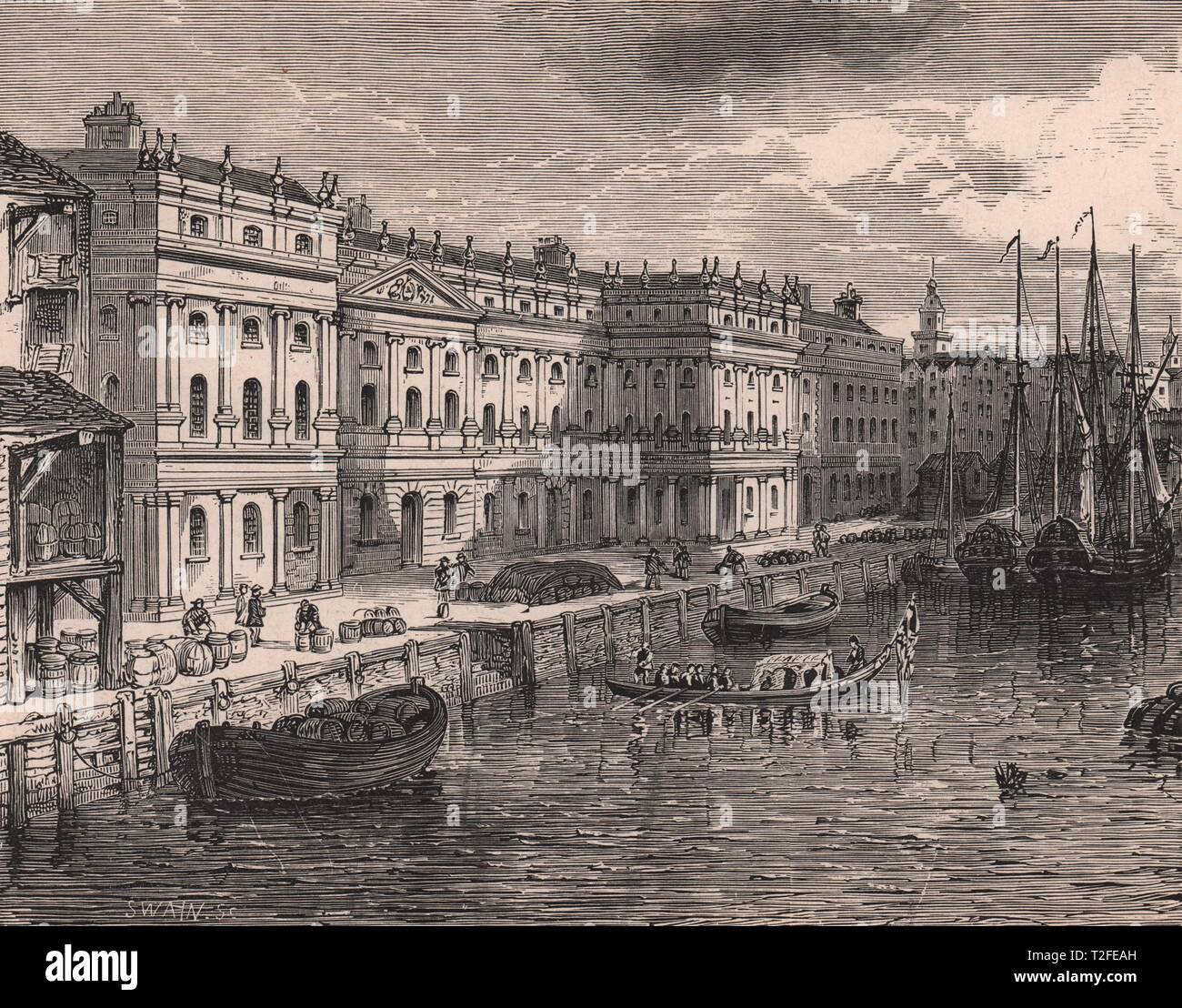 Old Custom House Stock Photo - Alamy