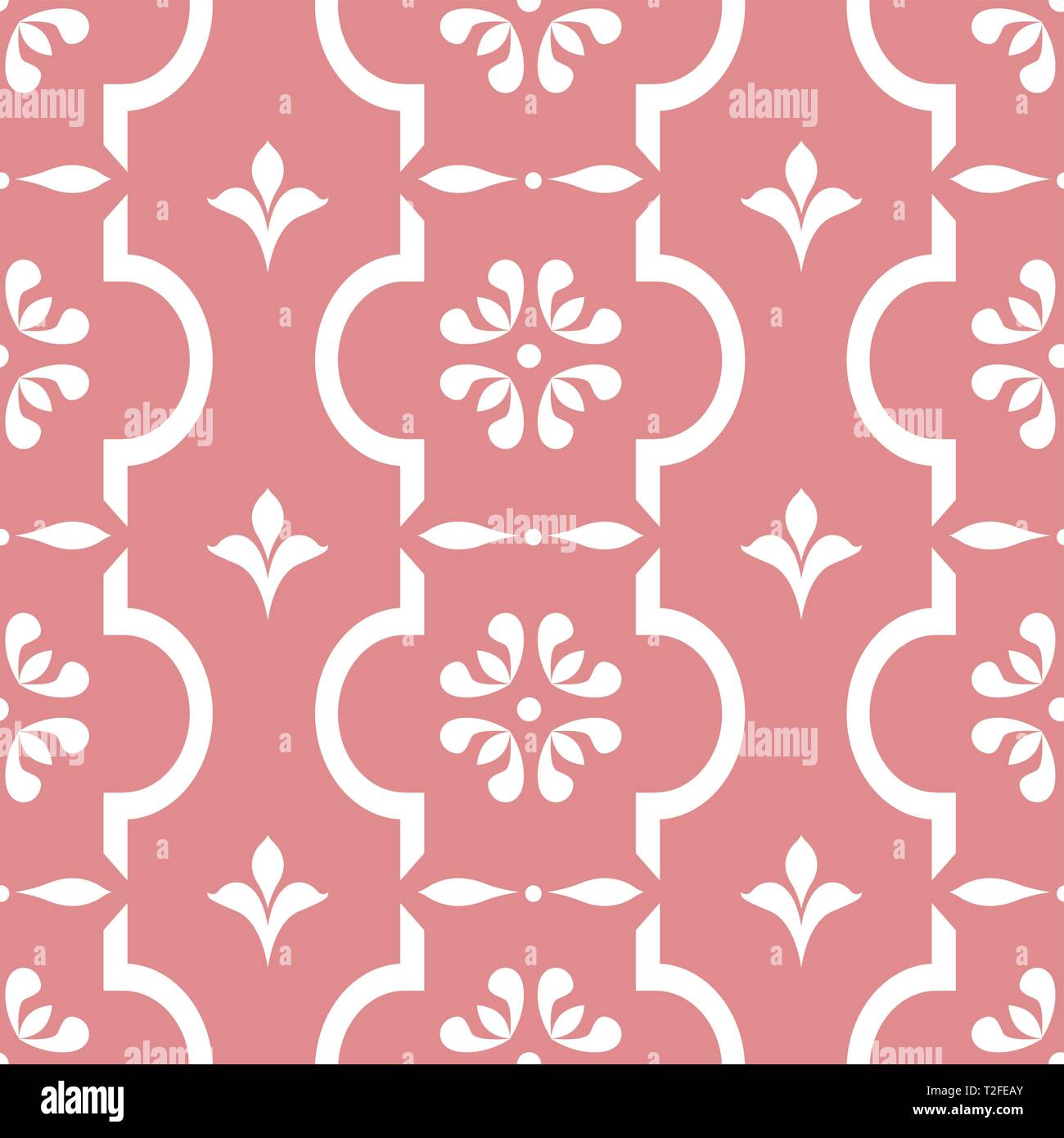 Seamless repeating pattern damask style background illustrations vector ...