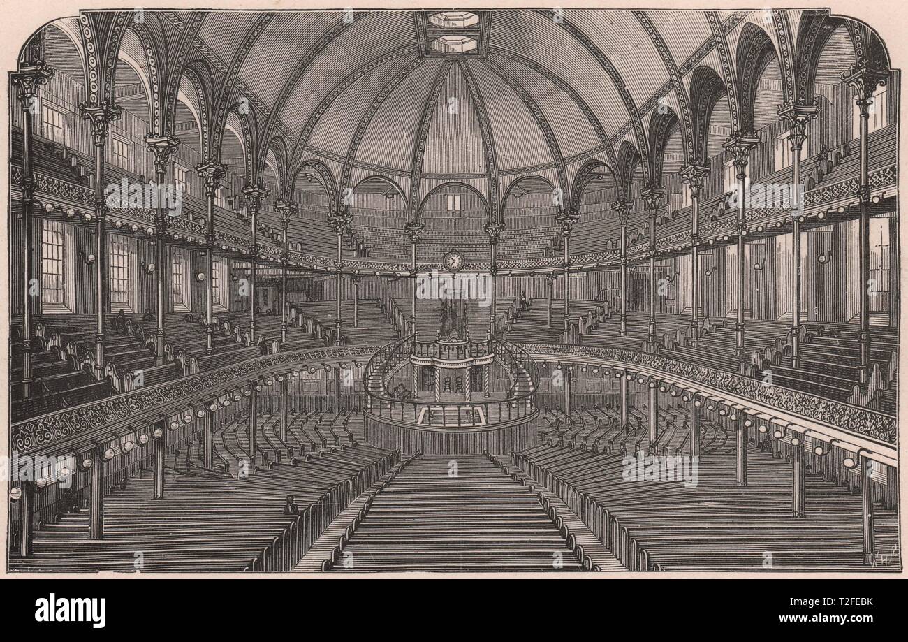 Spurgeon's Tabernacle (Interior view Stock Photo - Alamy