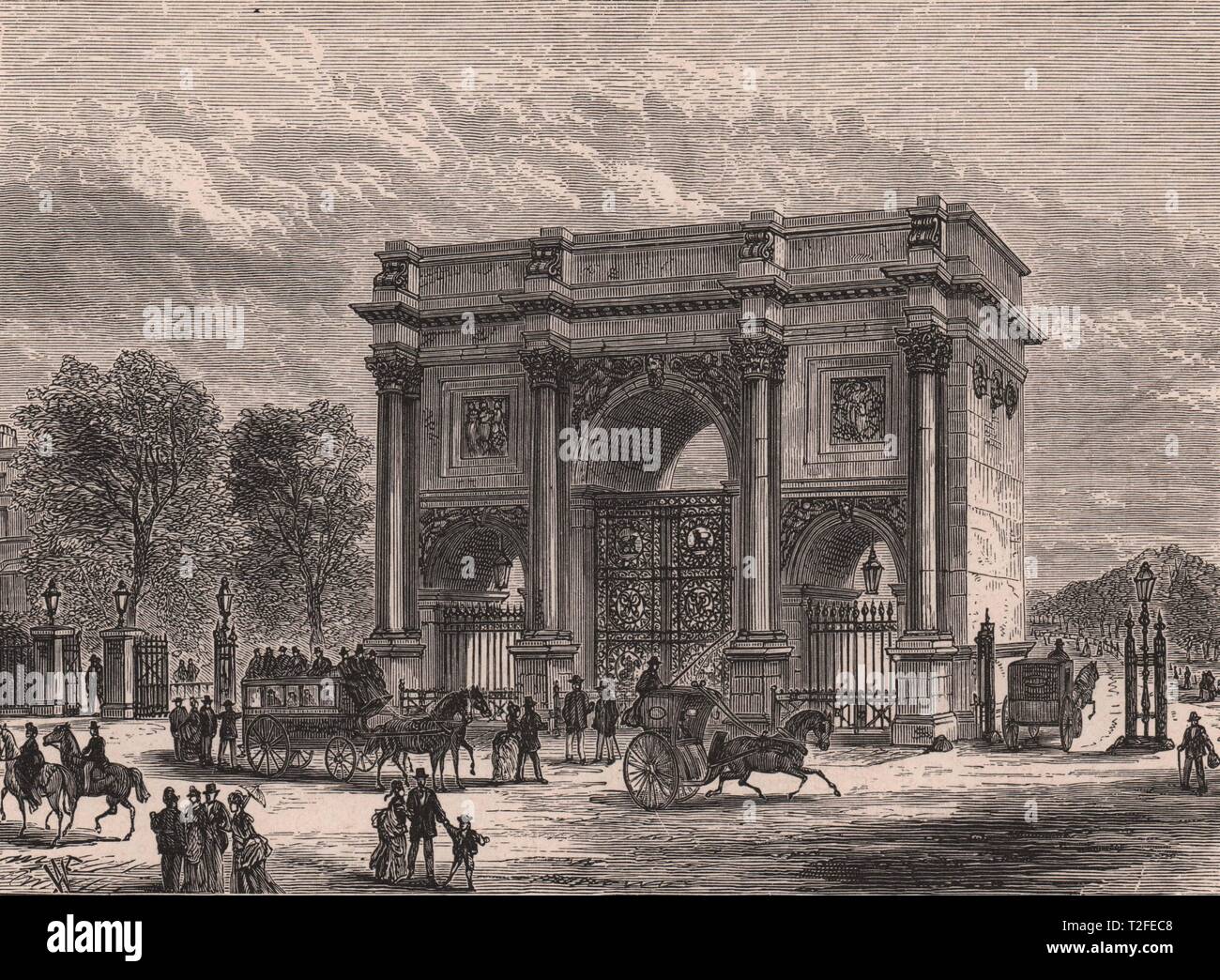 The Marble Arch Stock Photo - Alamy