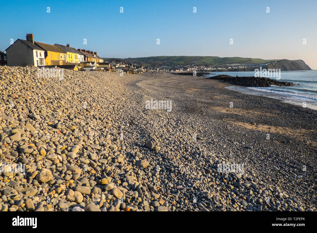 Borth houses flooding hi-res stock photography and images - Alamy
