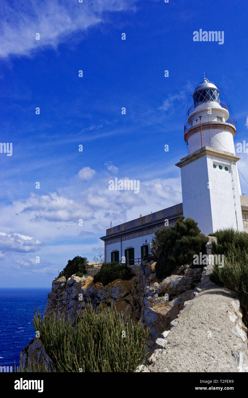 Lighthouse of Cap Formentor - Mallorca Spain Stock Photo - Alamy