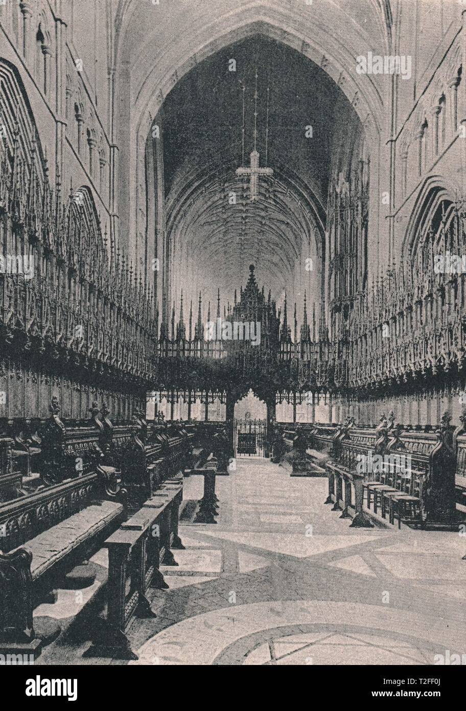 Chester Cathedral, Interior Stock Photo - Alamy