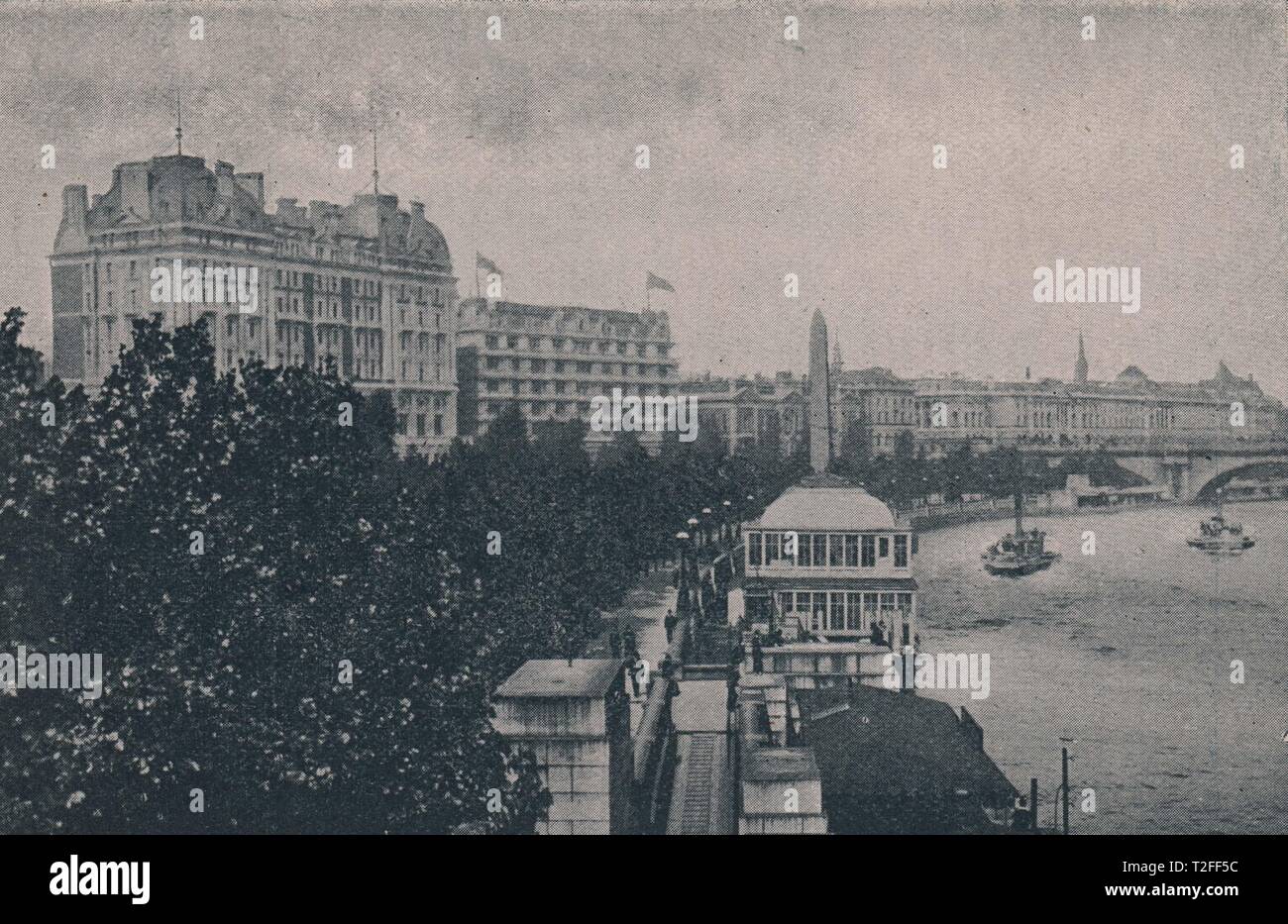 The Victoria Embankment Stock Photo - Alamy