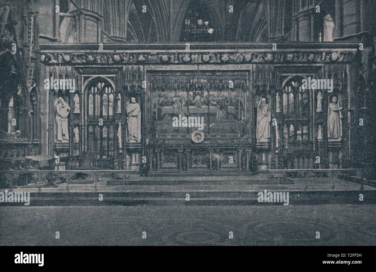 Vintage photo of the westminster abbey hi-res stock photography and ...