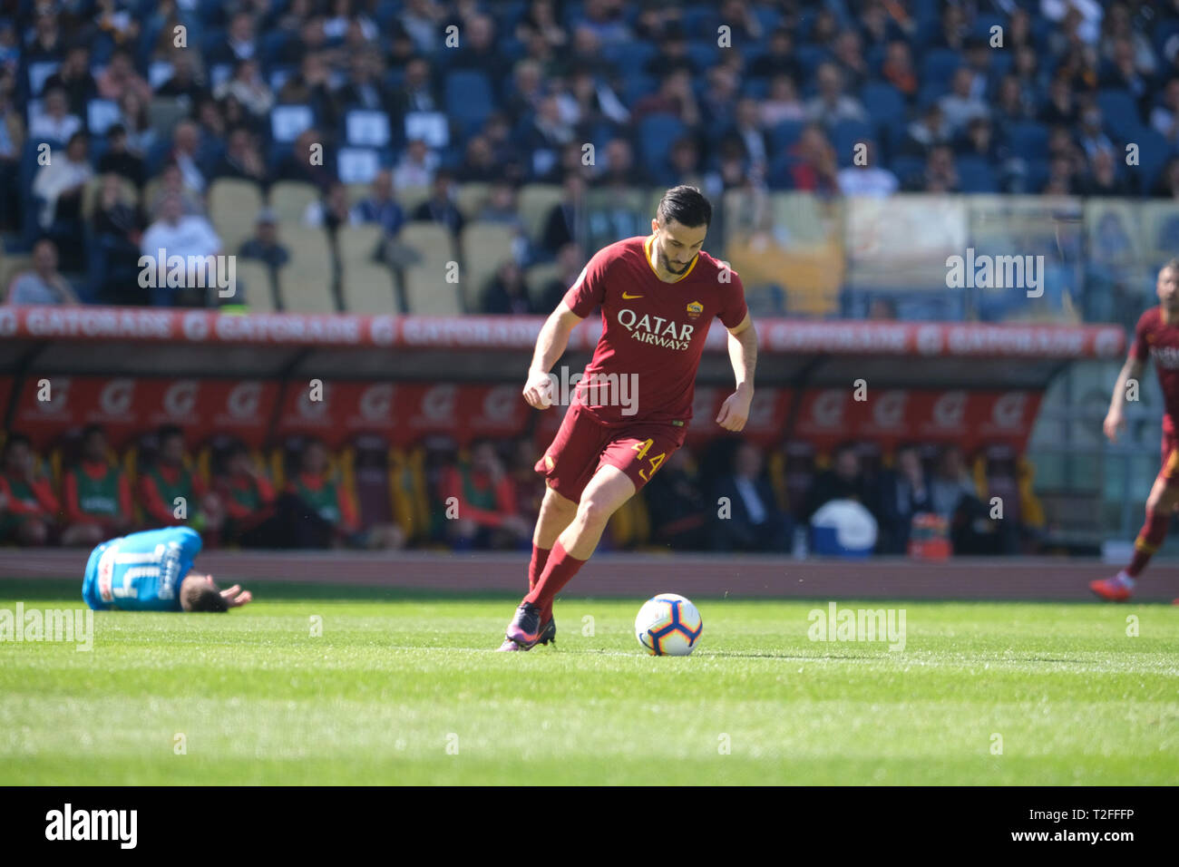 March 31, 2019 - Roma, Lazio, Italy, 31-03-2019, Olympic Stadium, serie ...
