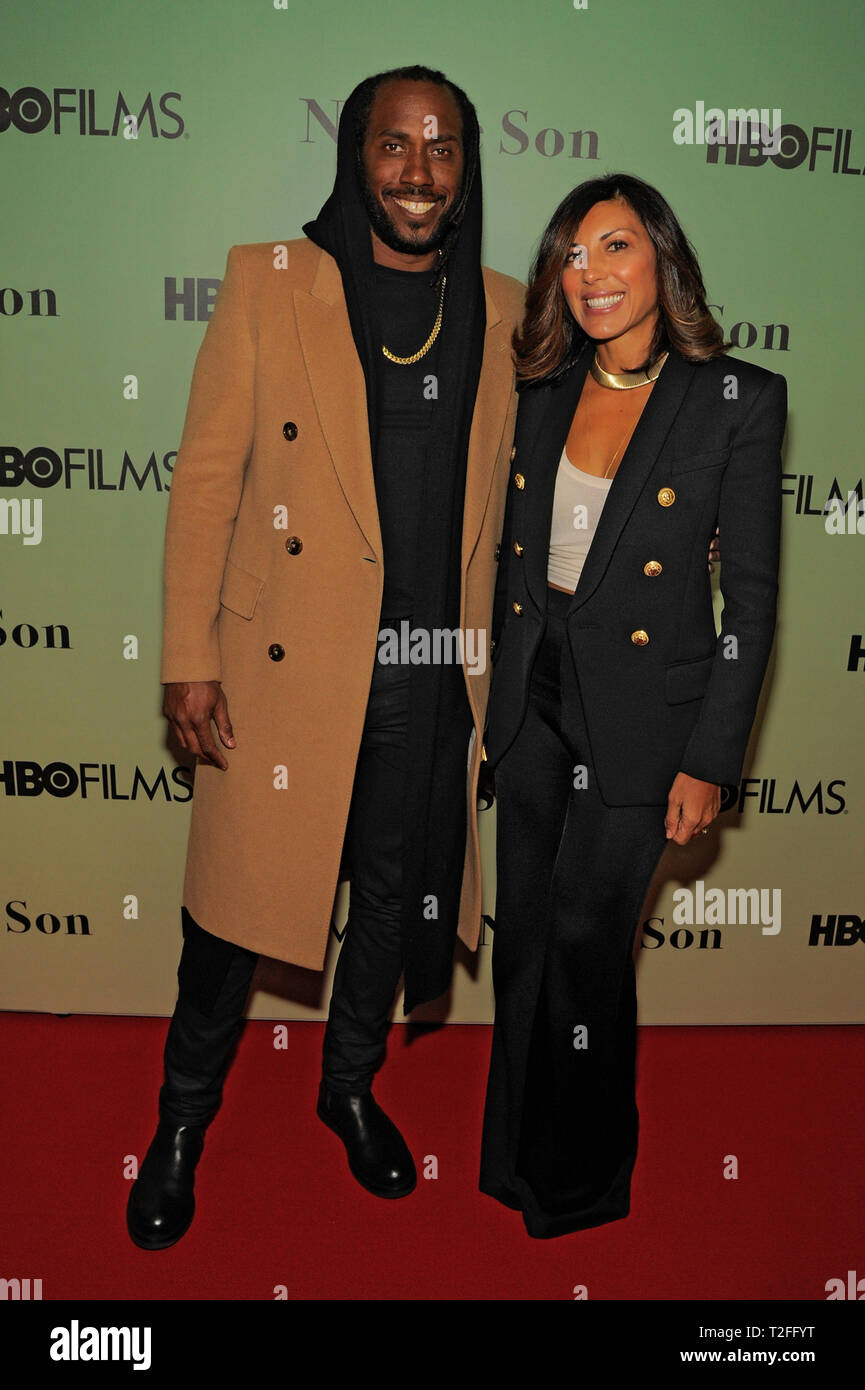 New York, USA. 01st Apr, 2019. Rashid Johnson and Sheree Hovsepian ...