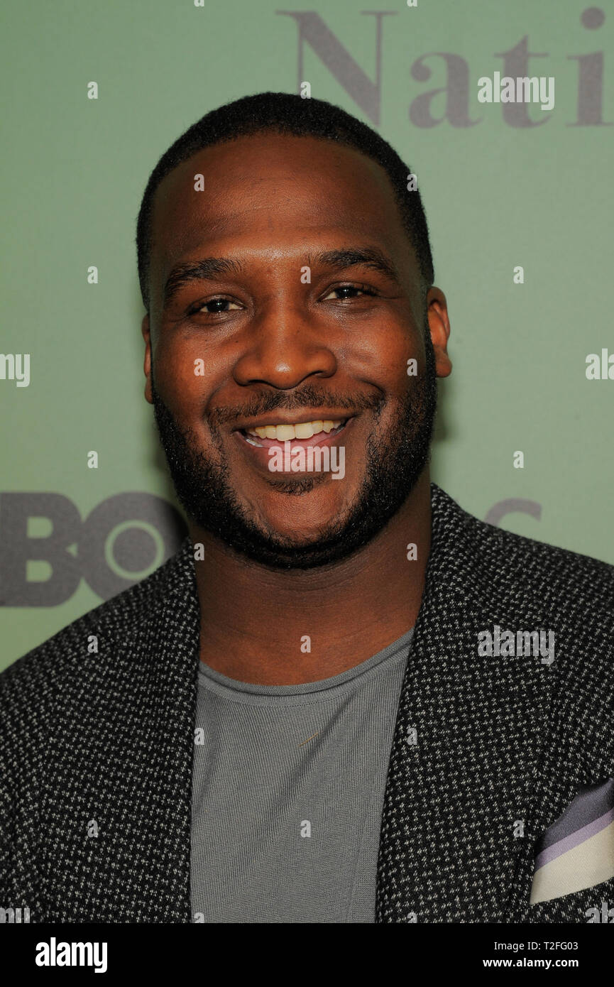New York, USA. 01st Apr, 2019. Jerod Haynes Attends The HBO 'Native Son ...