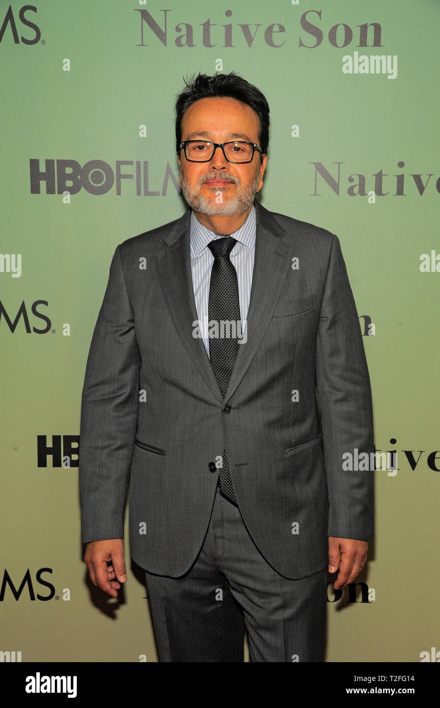 New York, USA. 01st Apr, 2019. Len Amato attends The HBO 'Native Son ...