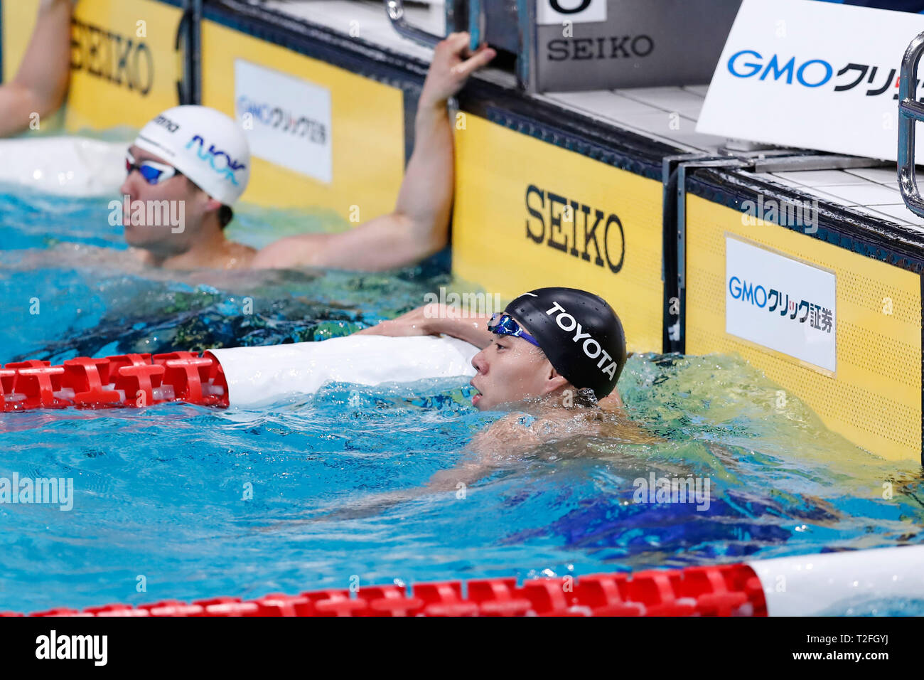 Tatsumi International Swimming Center, Tokyo, Japan. 2nd Apr, 2019 ...