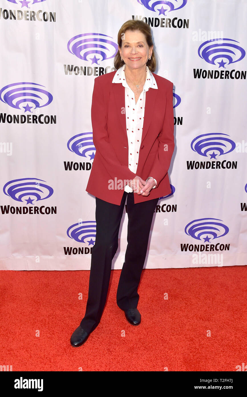 Anaheim, USA. 31st Mar, 2019. Jessica Walter at Photocall for the FX ...