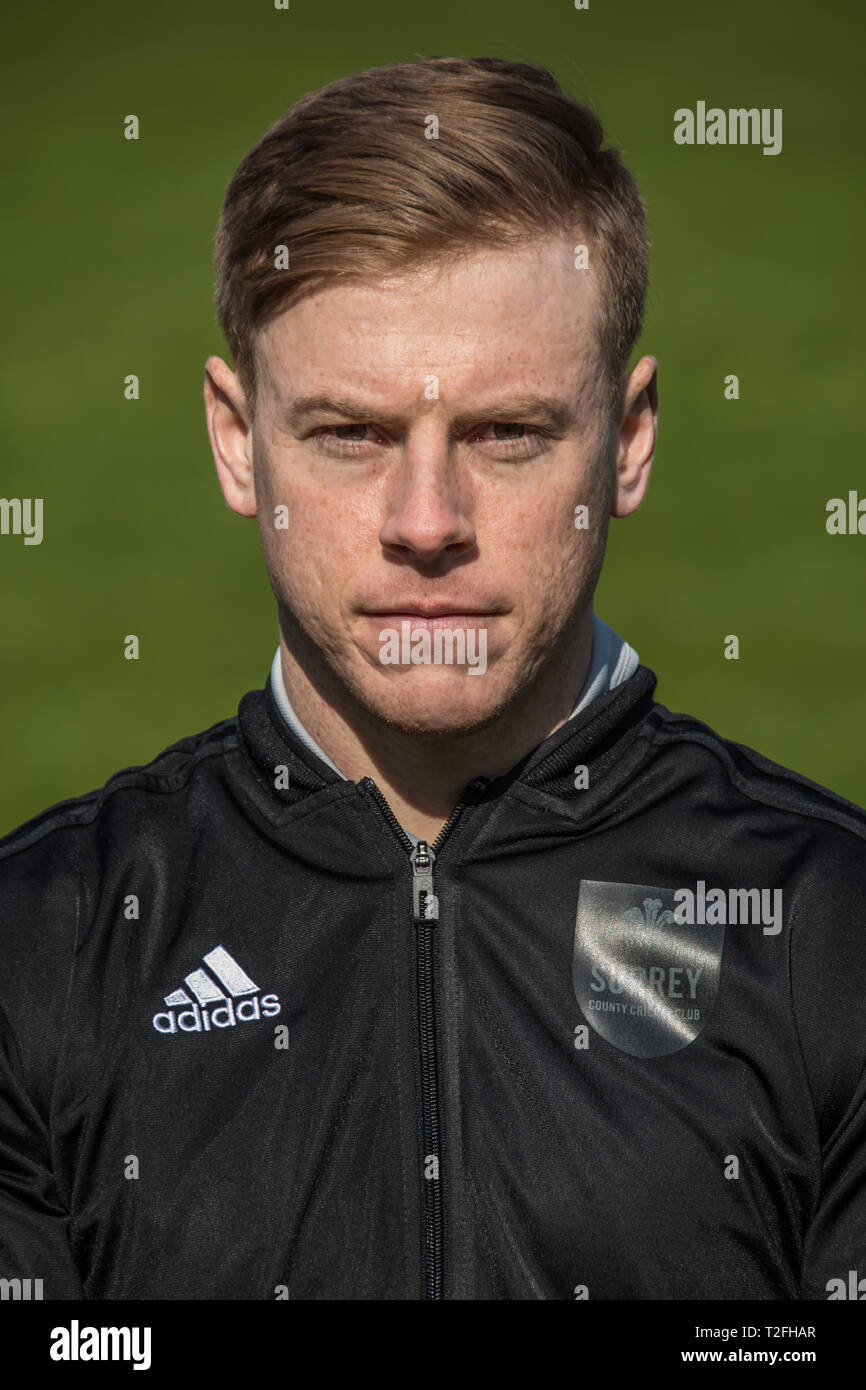 London, UK.1 April, 2019. Coaching staff and management pose for the ...