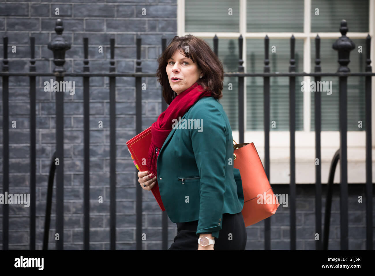 Clean growth claire perry arrives hi-res stock photography and images ...