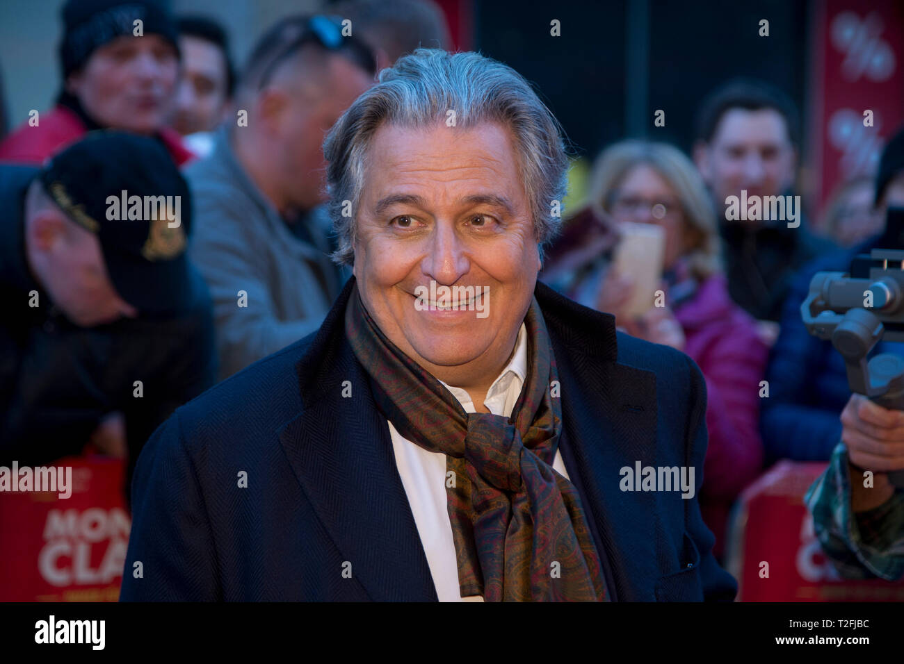 Eat, Deutschland. 01st Apr, 2019. Christian CLAVIER, FRA, actor, on the ...