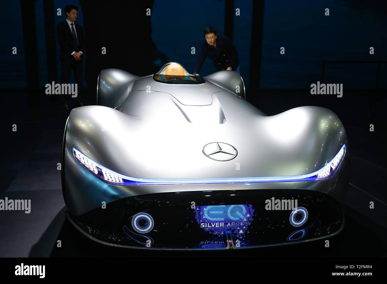 Mercedes eq silver arrow hi-res stock photography and images - Alamy