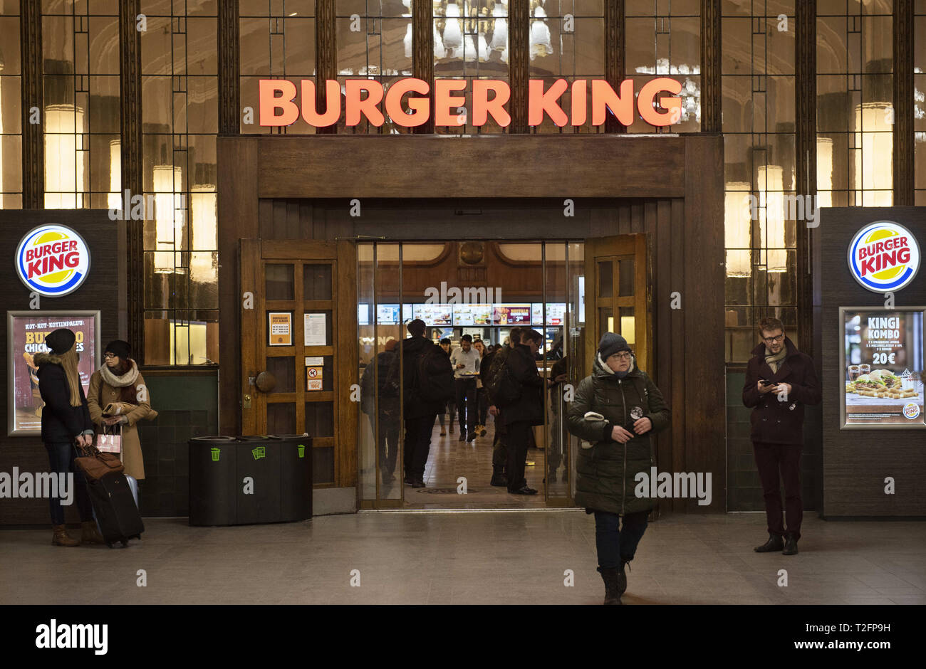 Helsinki, Finland. 22nd Mar, 2019. An American fast-food hamburger ...