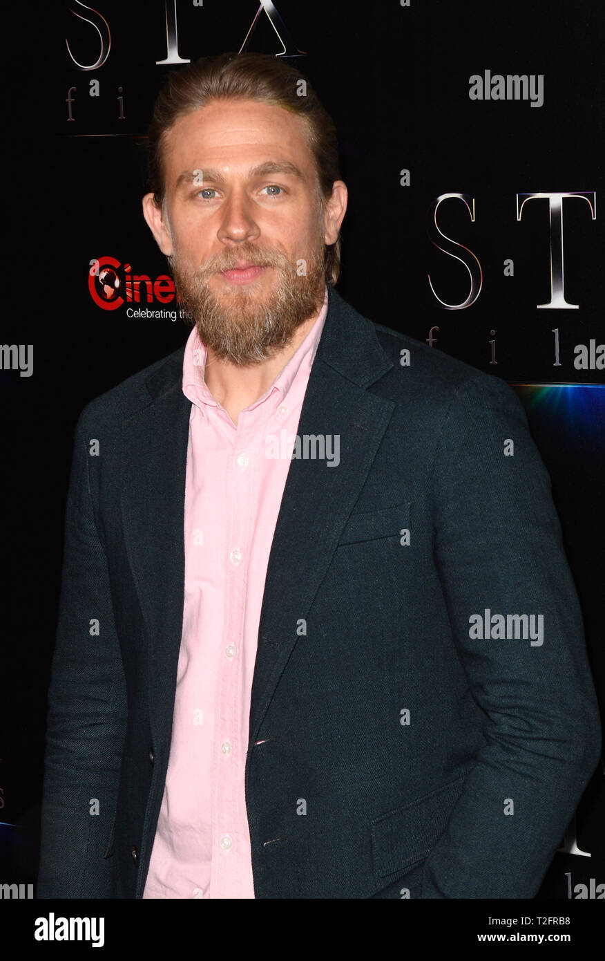 Las Vegas, NV, USA. 2nd Apr, 2019. Charlie Hunnam at STXfilms ...