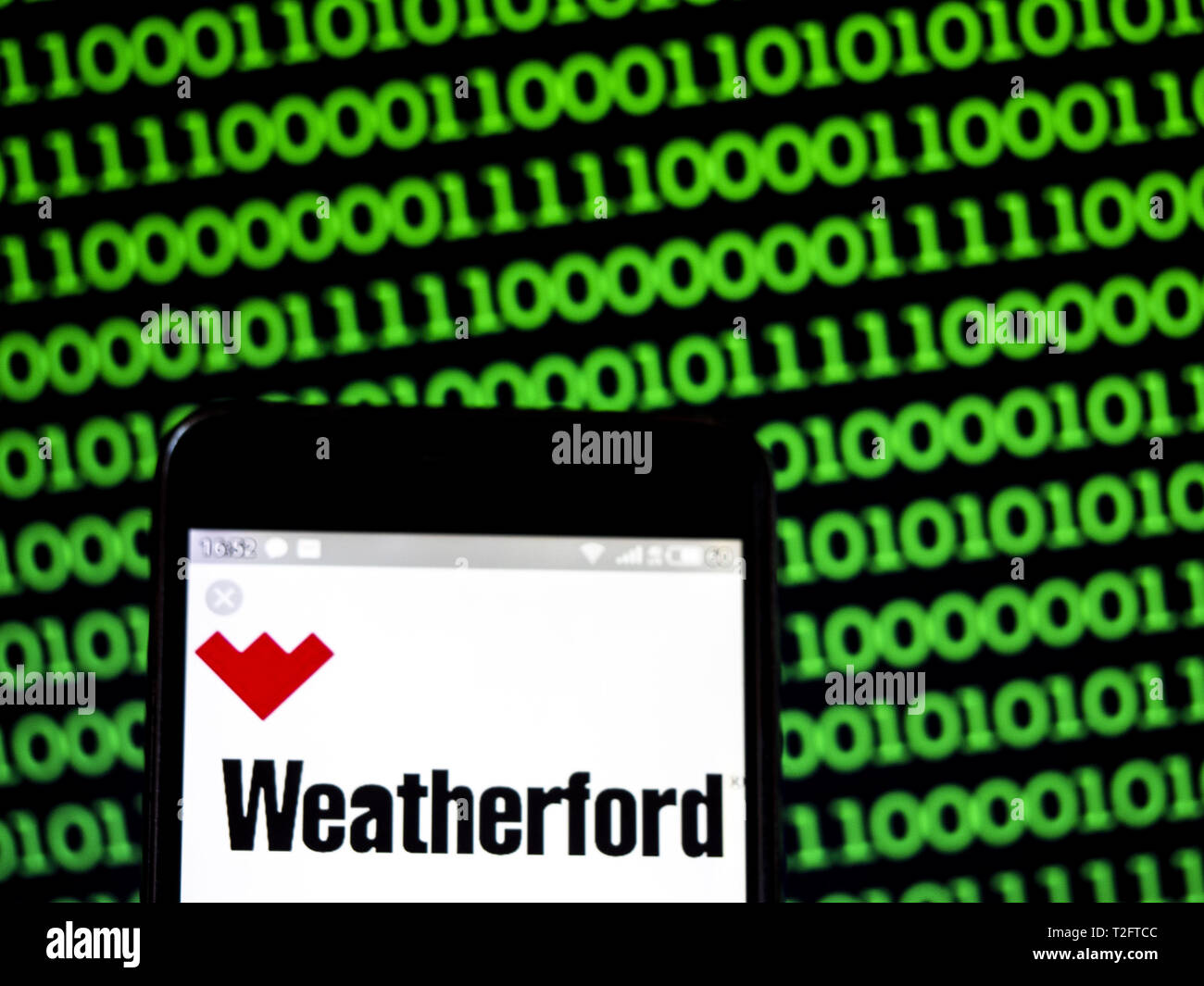 Weatherford logo hi-res stock photography and images - Alamy